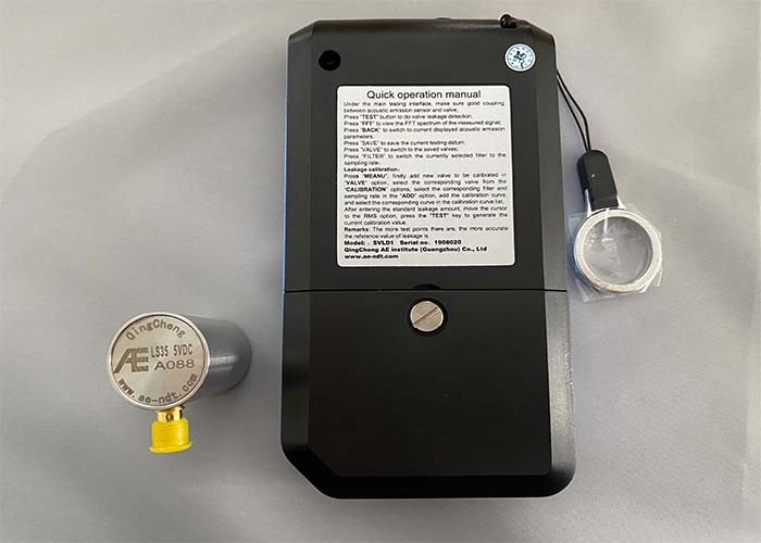 FFT 스펙트럼 분석 기능과 포켓용 밸브 누설 검출기